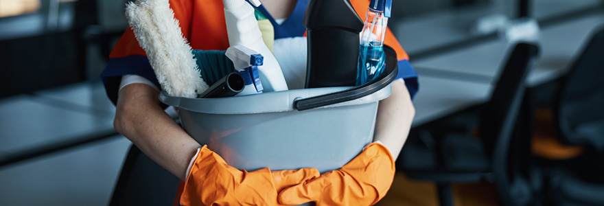 Des produits variés pour assurer l’hygiène des locaux